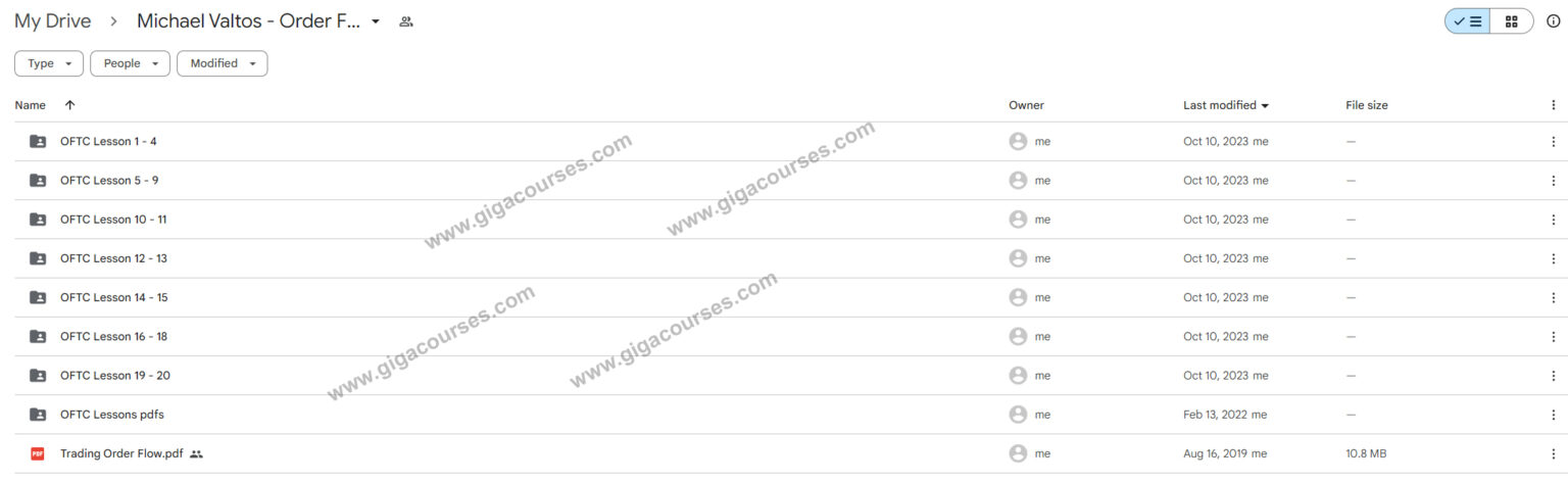 Michael Valtos - Order Flow Trading Course - Giga Courses