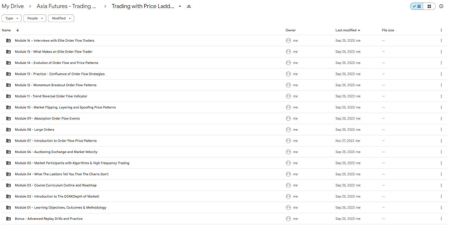 Axia Futures - Trading with Price Ladder and Order Flow Strategies ...