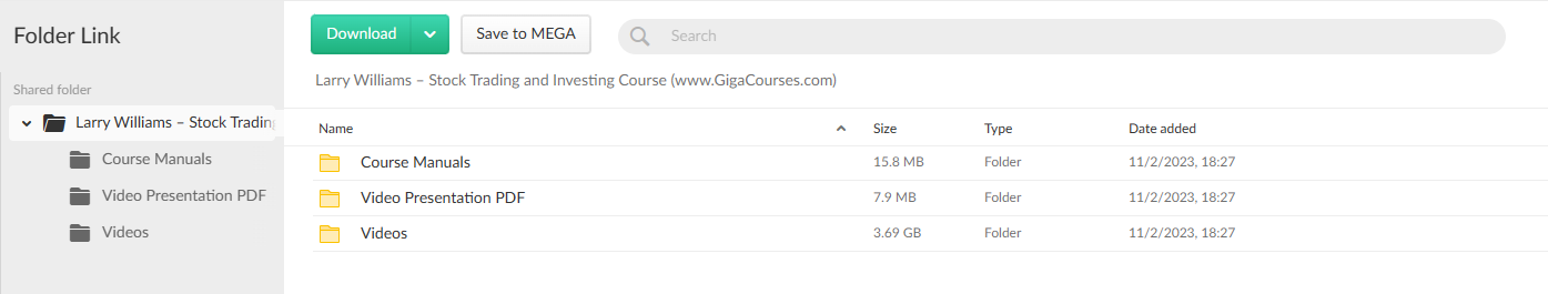 Larry Williams – Stock Trading and Investing Course - Giga Courses