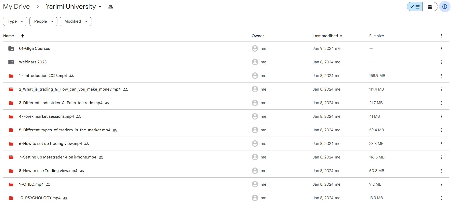 Yarimi University - Giga Courses