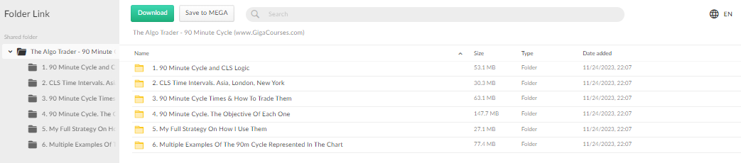 The Algo Trader - 90 Minute Cycle - Giga Courses