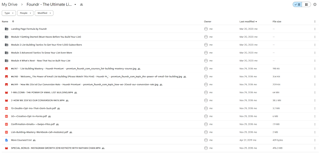 Foundr - The Ultimate List Building Bundle - Giga Courses