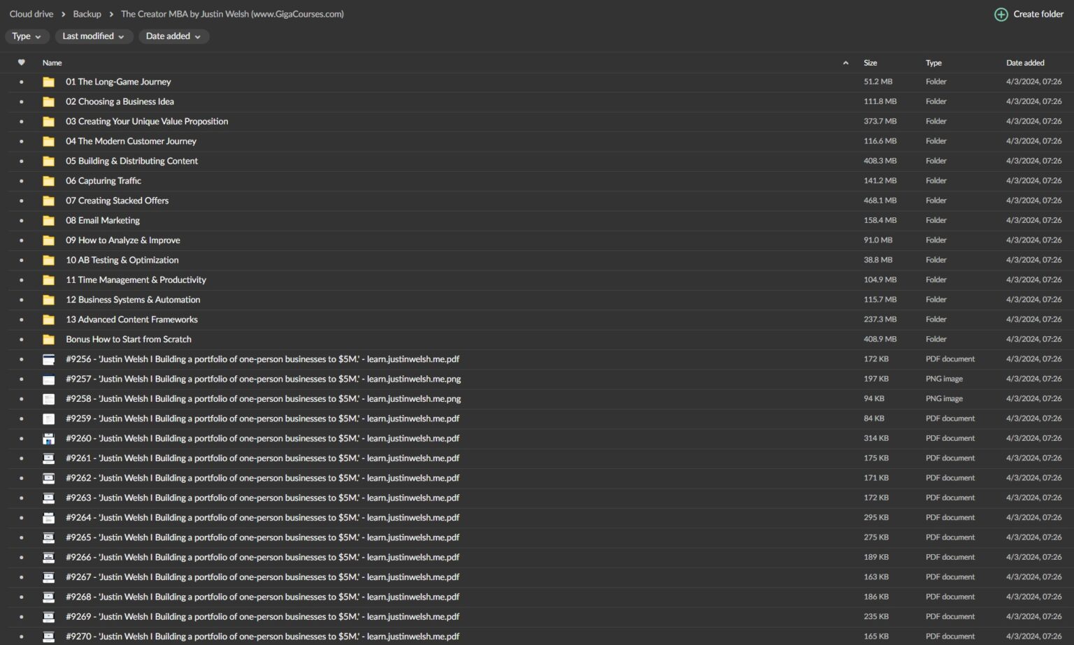 Justin Welsh – The Creator MBA - Giga Courses