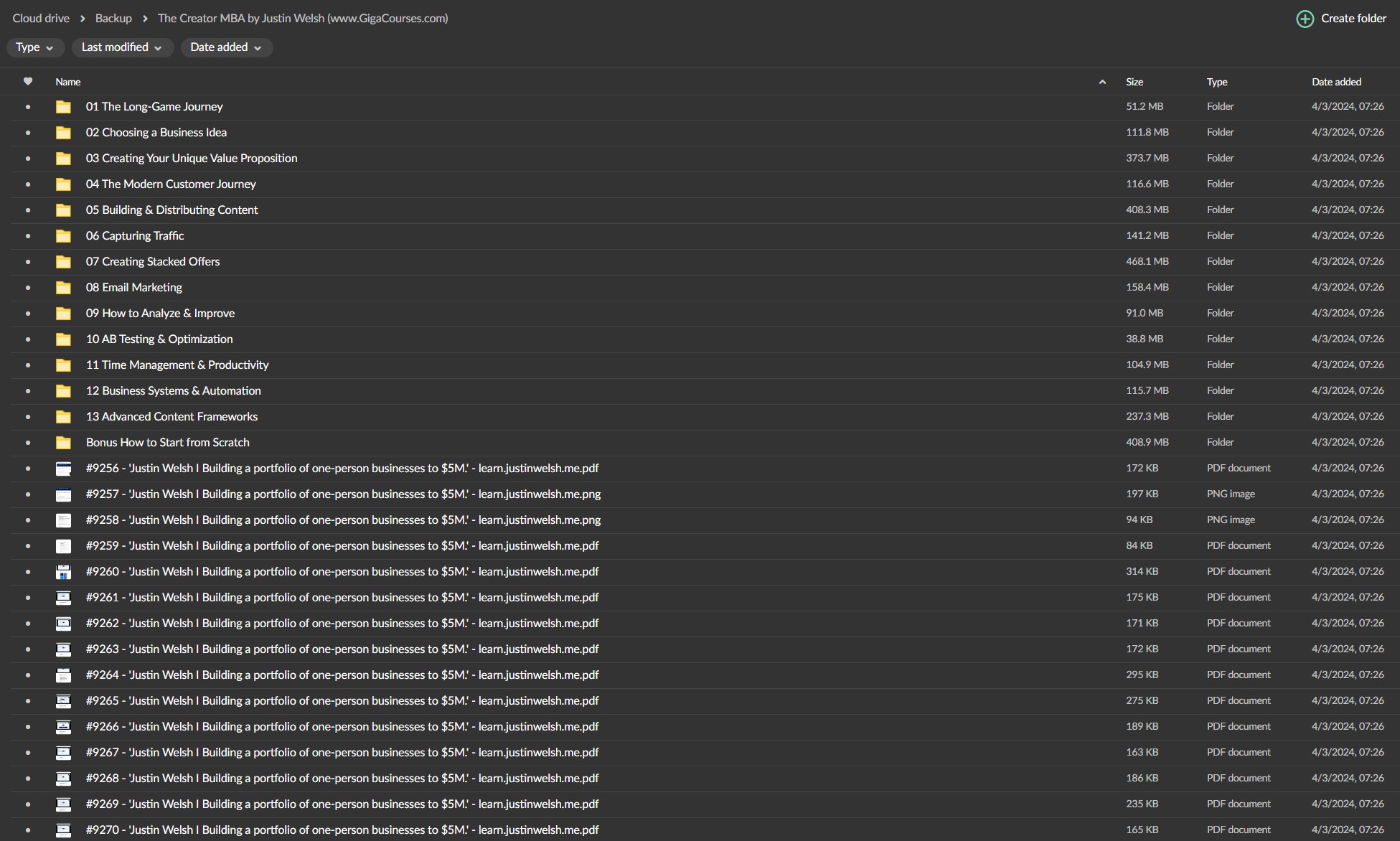 Justin Welsh – The Creator MBA - Giga Courses