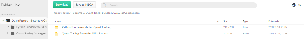 QuantFactory - Become A Quant Trader Bundle - Giga Courses